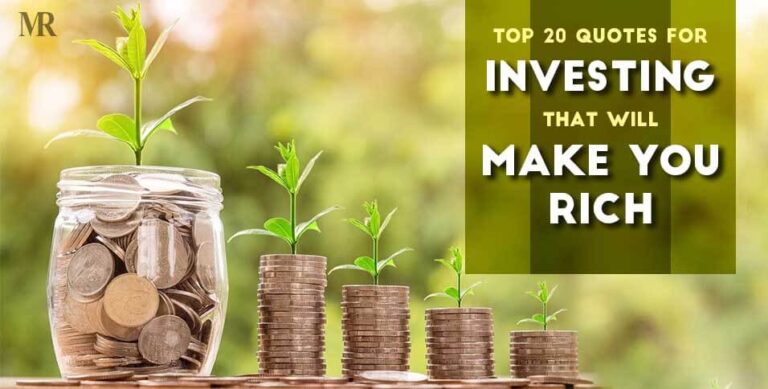 Top 20 Quotes for Investing that will make you rich